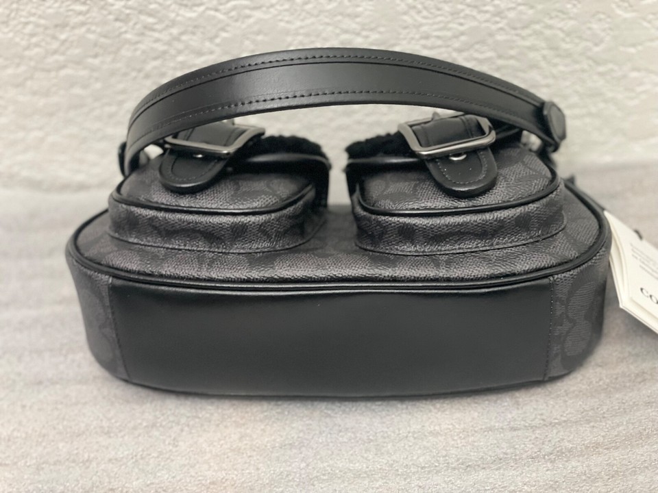 Coach CY658 Ashton Baguette Bag In Signature Canvas NWT | eBay