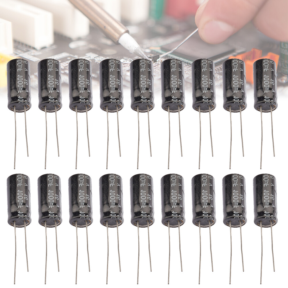 630Pcs 24 Values 16V-50V 0.1uF-1000uF Low Voltage Capacitor Kit Useful ...