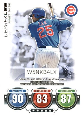 2010 Topps Series 2 Attax Code Cards #14 Derrek Lee Chicago Cubs | eBay