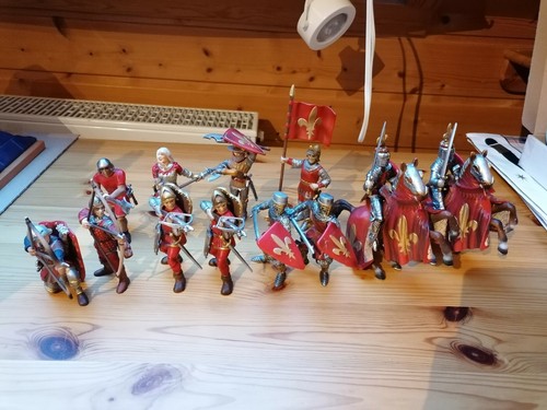 Schleich Ritter Konvolut 70052, 70024, 70018, 70057, 70058, 70016 ...