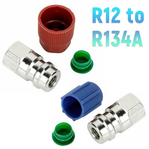 A/C Charging Port Adapter Set Retrofit R12 to R134a Conversion Fitting ...