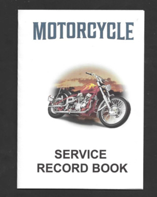 MOTORCYCLE Service Record Book for All Makes & Models | eBay Australia