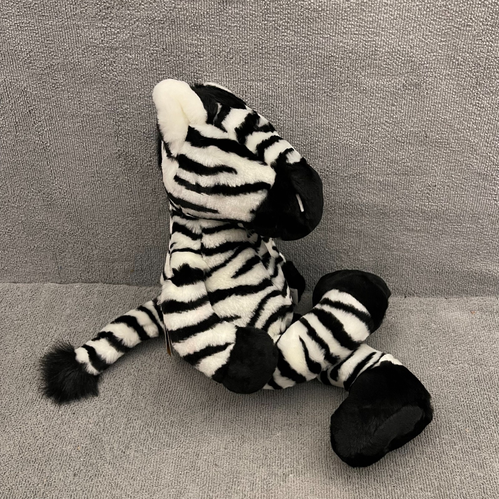 Enesco Wild Nici Zebra Plush Soft Stuffed Toy Animal Black/White ...