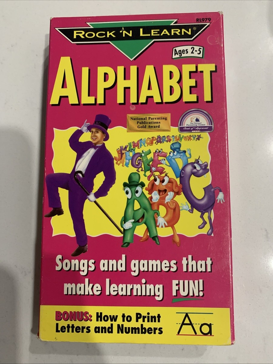 Ejercicio Vhs Del Alfabeto Rockn Learn