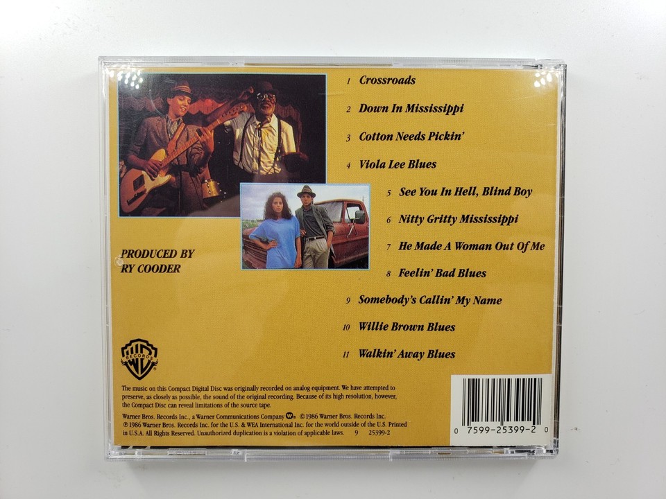 Crossroads (Original Motion Picture Soundtrack) by Ry Cooder (CD, 1990 ...