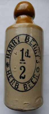 Harry Berry Lockwood Huddersfield herb beer bottle c1900 (J) | eBay UK