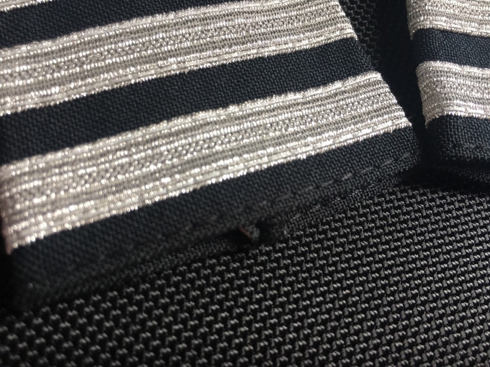 MARINE NAVAL NAUTICAL YACHT STAFF CAPTAIN EPAULETS 4 BARS w/ CRESCENT ...