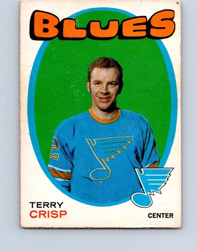 VINTAGE HOCKEY CARD OPC 1971 ST LOUIS BLUE TERRY CRISP N185 | eBay
