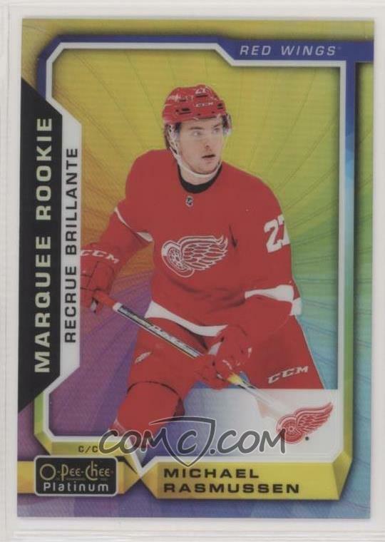 MICHAEL RASMUSSEN 2018-19 O-Pee-Chee Platinum Rainbow Color Wheel ...