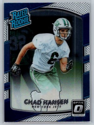 207 Donruss Optic #163 Chad Hansen Rated Rookie RC JETS | eBay
