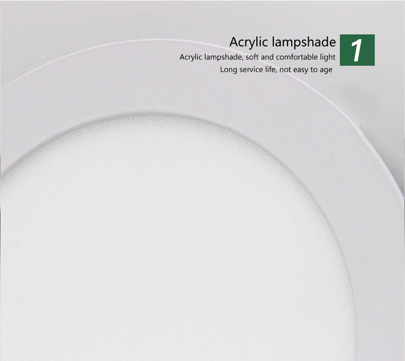 10/50PCS 18W Recessed Led Ceiling Downlights Panel Light Lamp Natural ...