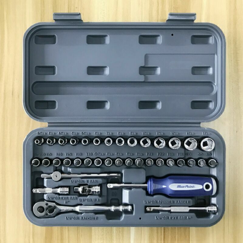Blue Point Tools 38pc 1/4 Drive Socket Set Automotive Tools BLPATSCM38 ...