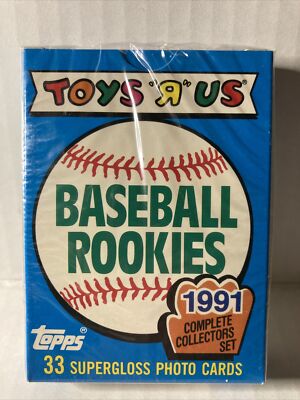 1991 Topps Toys 'R' Us Baseball Rookies ⚾️ Sealed 33 Card Set - Frank ...