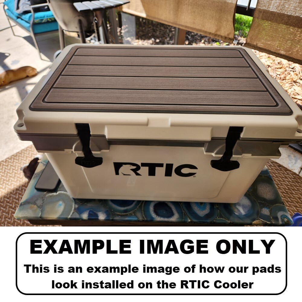 SeaDek Cooler Pad Top fits RTIC 52 qt Ultralight - EVA Mat - Teak ...
