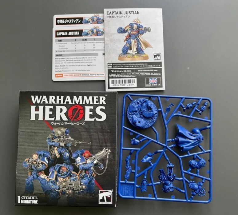 Captain Justian Space Marines Heroes Series 4 Warhammer 40K Kill Team ...