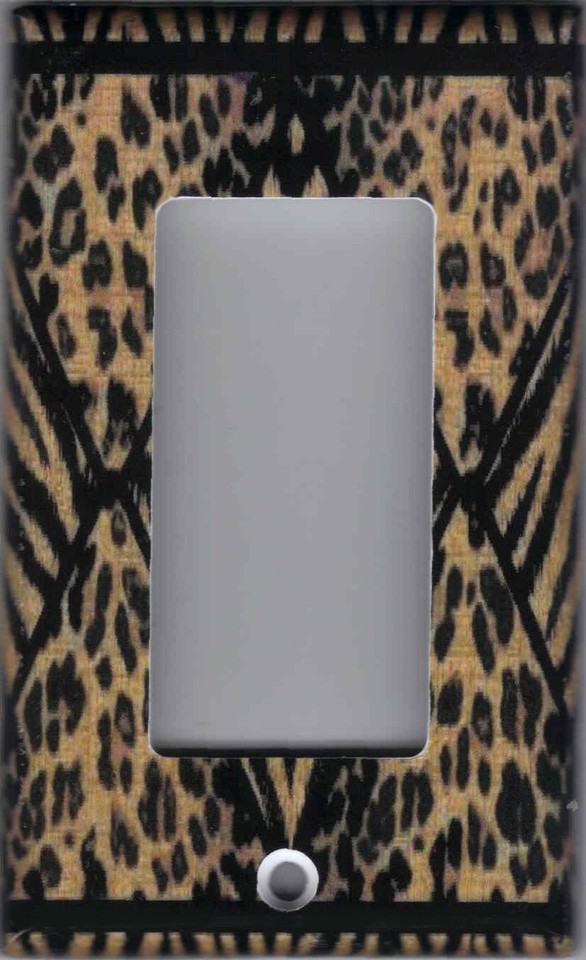 LEOPARD AND TIGER ANIMAL IMAGE HOME DECOR LIGHT SWITCH PLATES AND ...