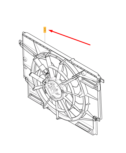 VOLVO XC40 ENGINE COOLING ELECTRIC FAN 32222109 GENUINE for sale online ...