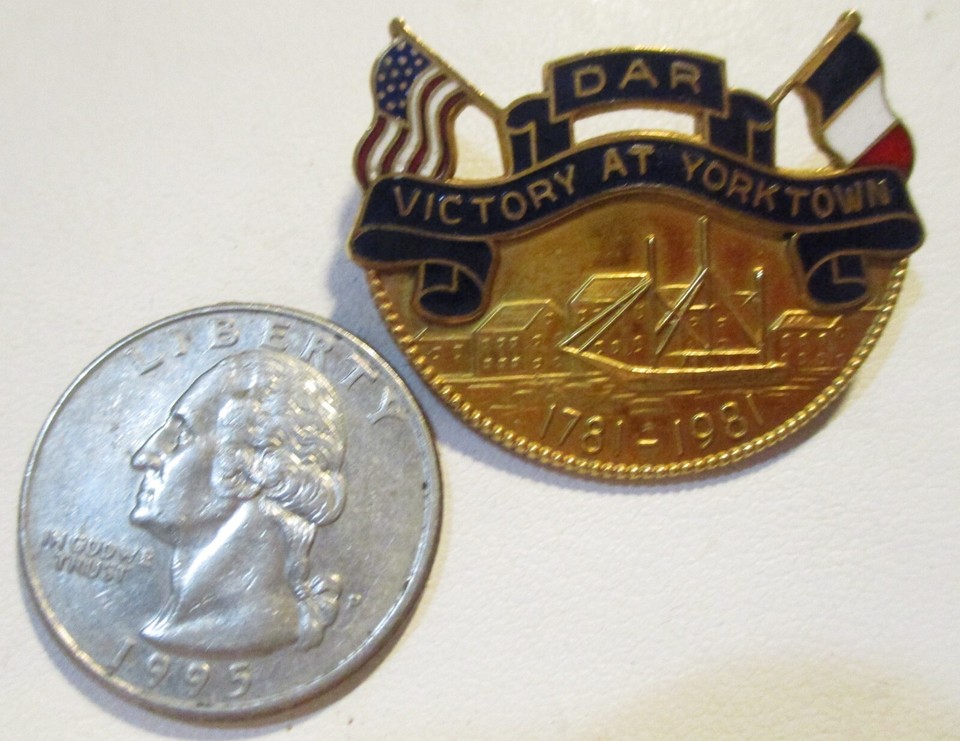 Daughters of the American Revolution Pin Gold Filled Victory at ...