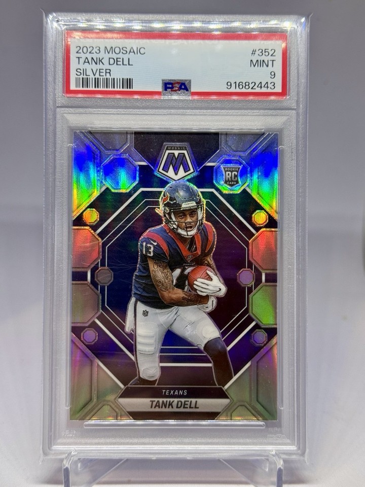 Tank Dell 2023 Panini Mosaic Rookie Silver Prizm RC #352 PSA 9 | eBay