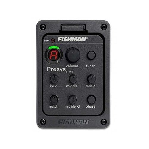 Fishman Presys Piezo 301 Pickup Acoustic Guitars Mic Blend Dual Preamp ...