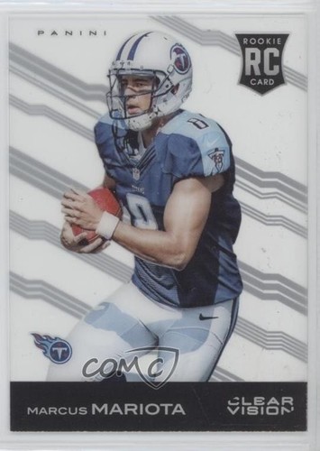 2015 Panini Clear Vision Variation Marcus Mariota (Running) #102 Rookie ...