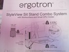NEW Ergotron StyleView 45-272-026 Sit to Stand Wall Mount Combo Arm ...