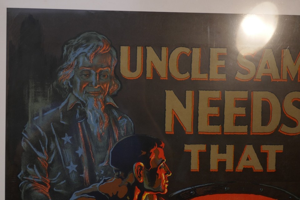 WWI 'Uncle Same Needs That Extra Shovel Full' - Poster 27 3/4 x 20 ...