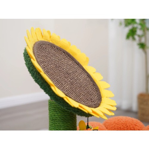 Vibrant Life 27" Garden Style Flower Cat Perch with Sunflower Sisal ...
