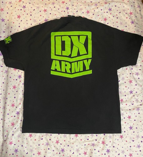 WWE DX Army Wrestling Graphic T-Shirt Black Green Vintage Style | eBay