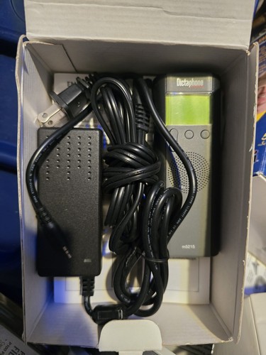 Vintage Handheld Dictaphone Model M5215 In Box | eBay