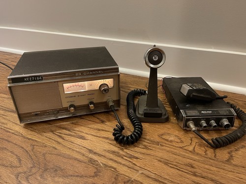 23-channel base-station CB radio, desk microphone, And Midland mobile ...