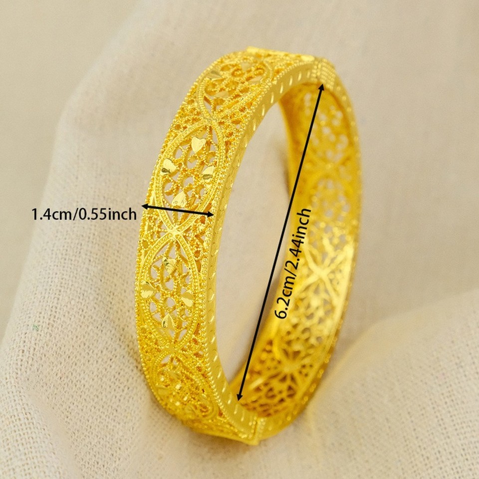 Charming Gold Plated Bracelet for Indian Bridal Style Sand Gold Design ...