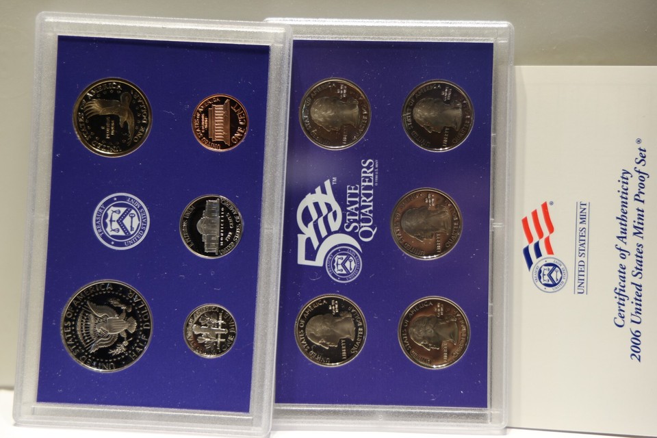 2006-S U.S. Mint Proof Set w/ Certificate 10 Coins Original Clad | eBay