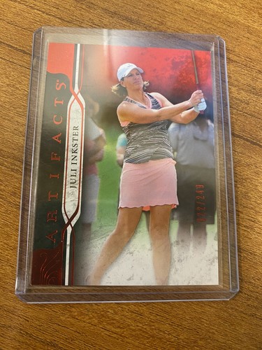 2021 Upper Deck Artifacts Juli Inkster Red 022/249 | eBay