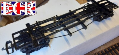 G SCALE 45mm GAUGE COMPLETE FLATBED CHASSIS, BOGIES, AXLES & WHEELS RTG ...