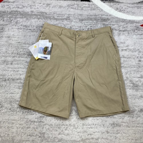 NEW Exofficio Shorts Men 36 Brown Chino Utility Hike Preppy Casual ...