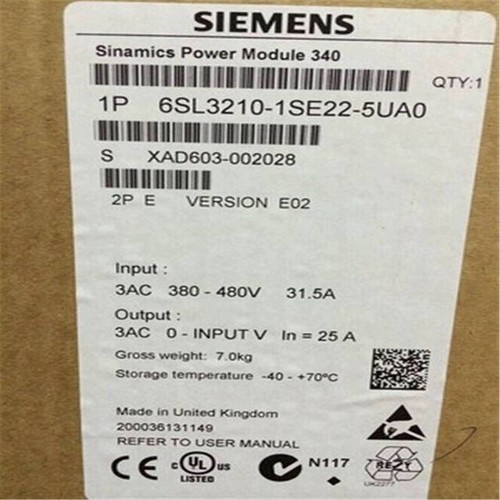 SINAMICS PM340 Power Module 6SL3210-1SE22-5UA0 In Stock by DHL/UPS | eBay