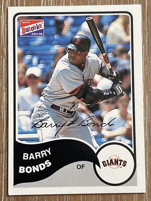 2003 Topps Bazooka Barry Bonds San Francisco Giants Baseball Card #100 ...