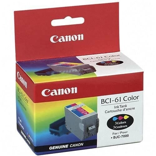Original Canon Ink Cartridge BCI-61 Coloured for Bjc 7000 7004 7100 ...