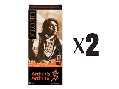 Lakota Arthritis Roll on Pain Reliever Liquid 88 ml New Sealed X2 | eBay