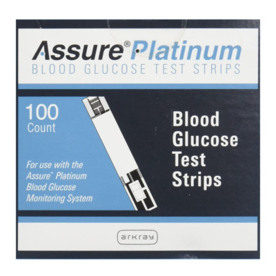 Arkray Assure Platinum Blood Glucose Test Strips - Box of 100 | eBay