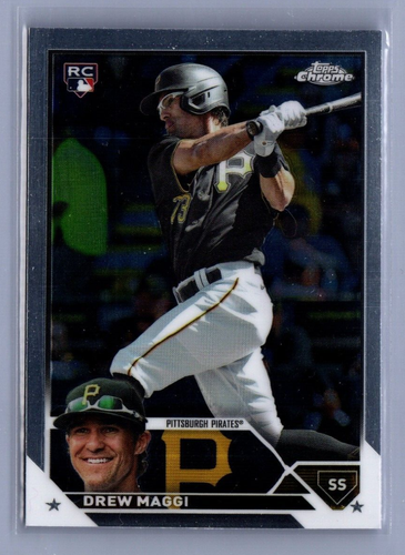 2023 Topps Chrome Update Drew Maggi Base RC #USC41 Pirates | eBay
