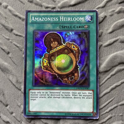 YUGIOH AMAZONESS HEIRLOOM SUPER RARE DREV-EN087 | eBay