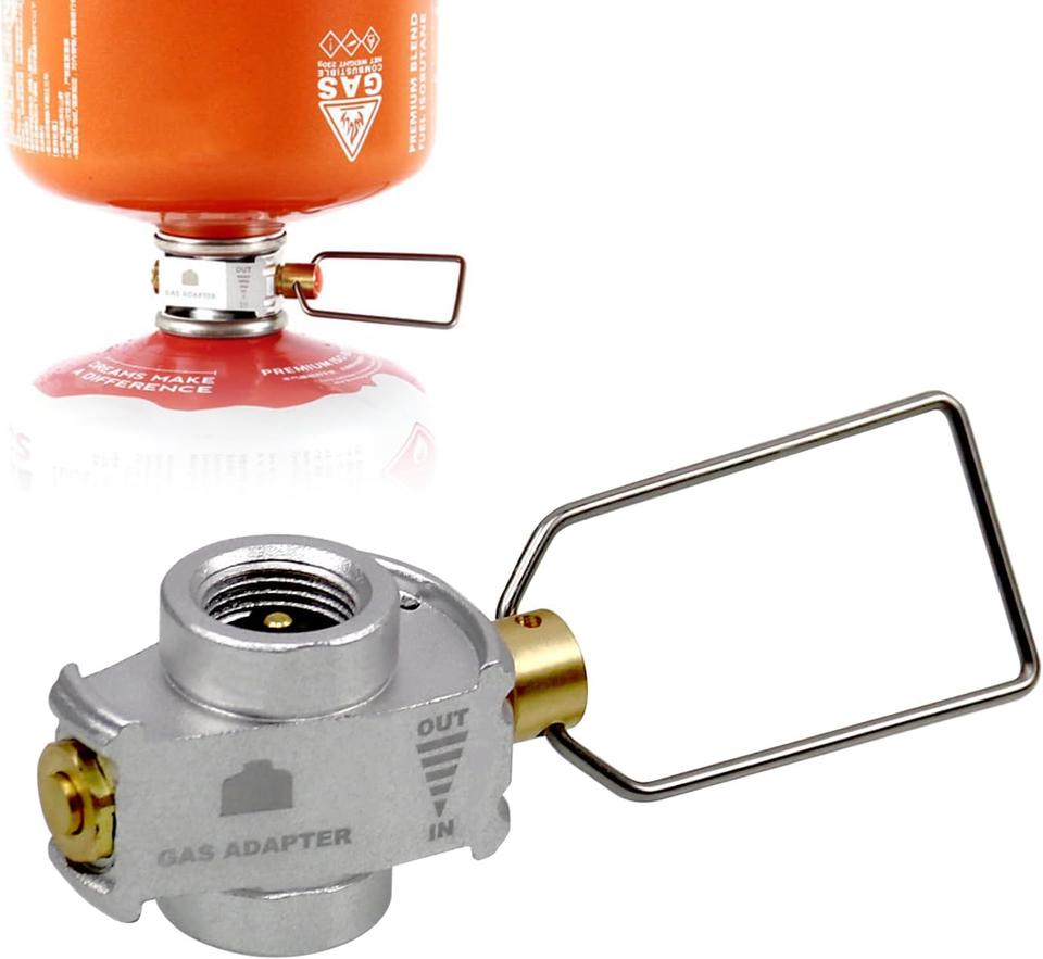 Backpacking Fuel Transfer Device Gas Canister Refill Adapter, Portable ...