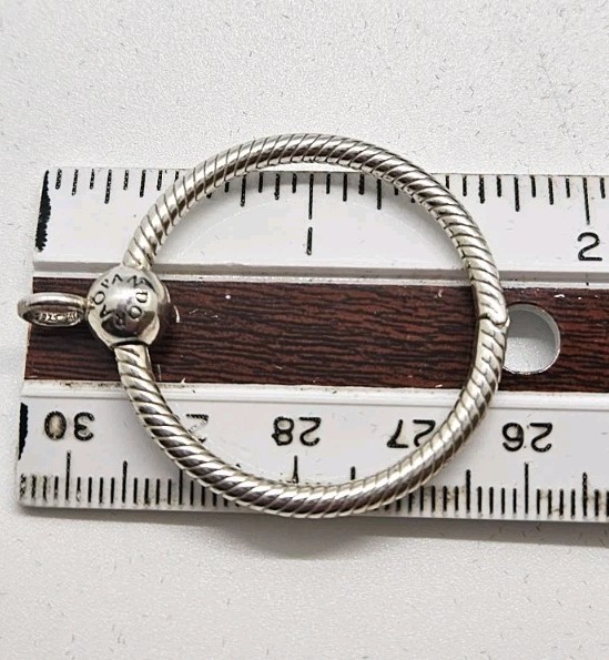 Authentic Pandora Sterling Silver .925 Medium Moments Charm Holder Item ...