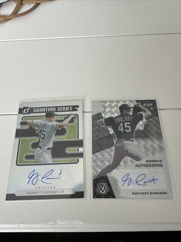 Garrett Crochet Rookie Auto Lot! Mosaic And Signature Series | eBay