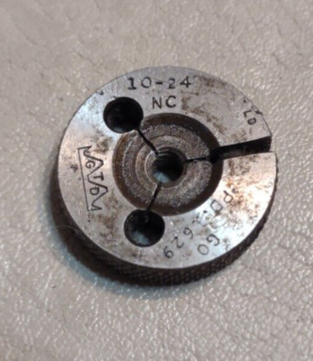 GREENFIELD 10-24 Thread Ring Gage GO ONLY - PD = .1629 | eBay