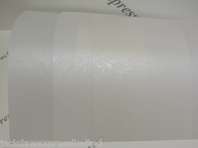 Vellum Parchment Translucent Pearlescent Paper 115gsm or 235gsm A5 A6 ...