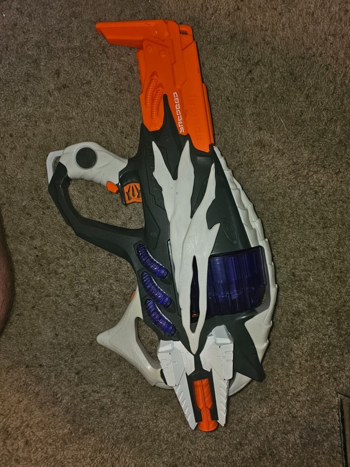 NERF Alien Menace INCISOR Motorized Dart Gun Blaster Hasbro 2016 Tested ...