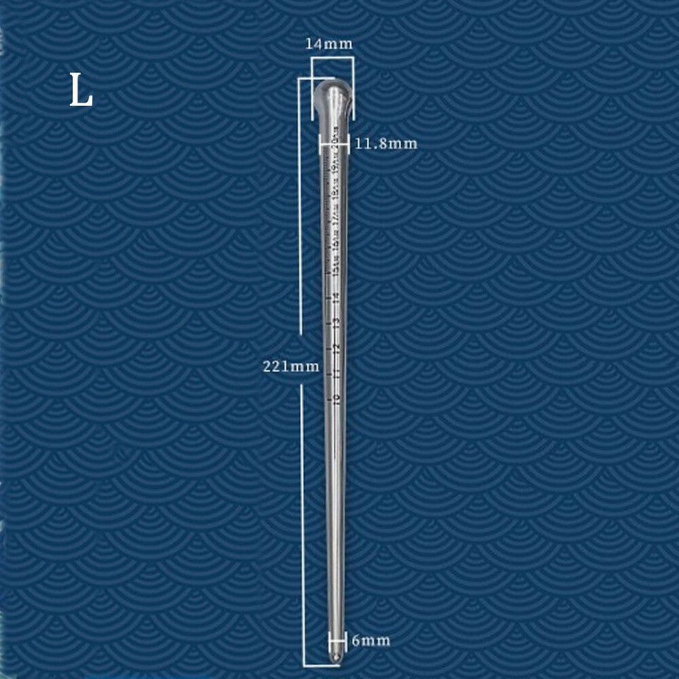 Precision Scale Stainless Steel Urethral Sound Rod Plug Sounding Male ...